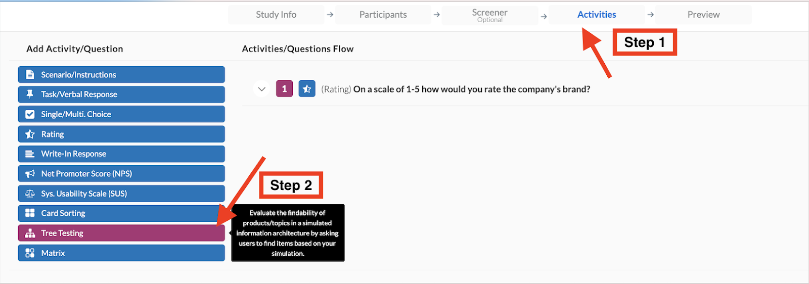 Tree Testing | Client Help Center | Userlytics